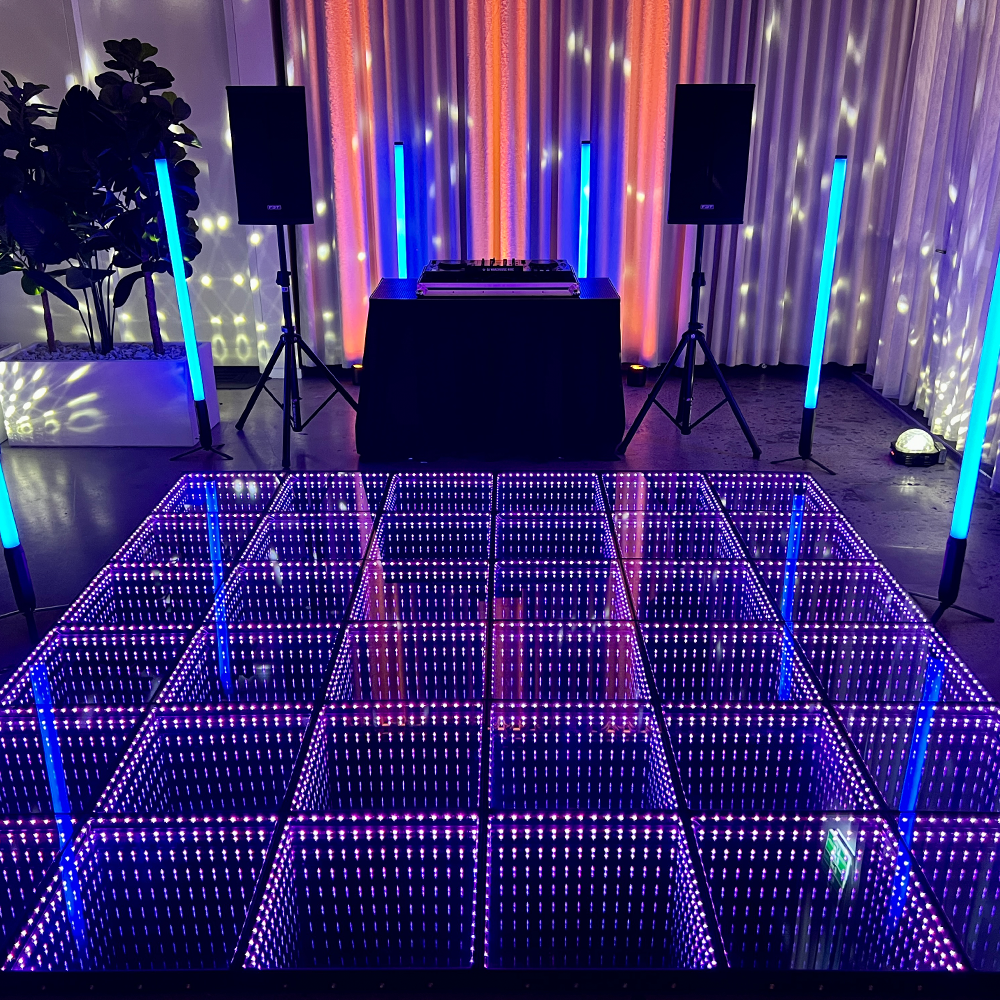Light-Up Dance Floor Hire – DJ Warehouse Hire